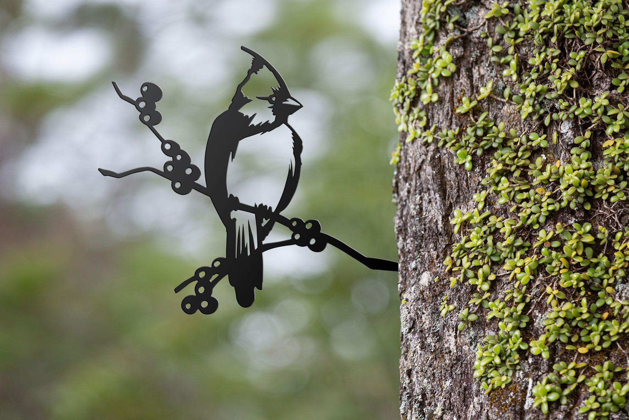 Cardinal Bird Tree Spike DXF Cardinal Tree Stake Dxf Bird on - Etsy