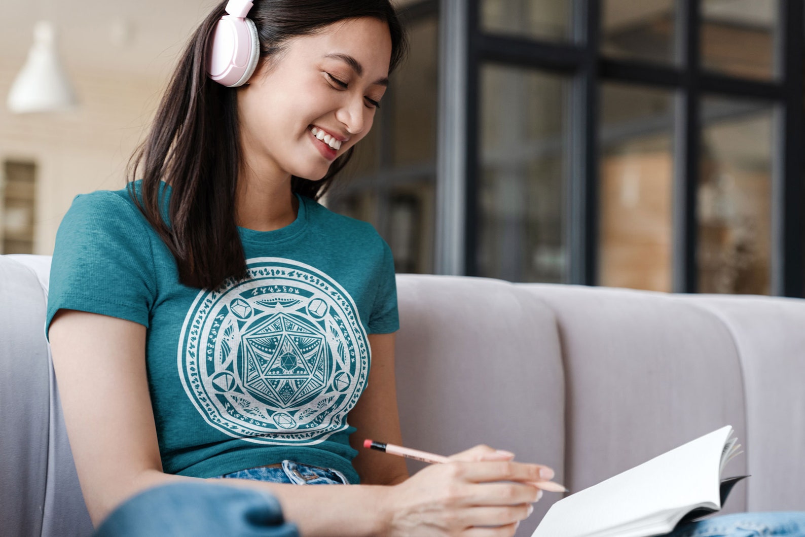 D20 SVG Tribal Magic Circle RPG Arcane Circle Polyhedral - Etsy