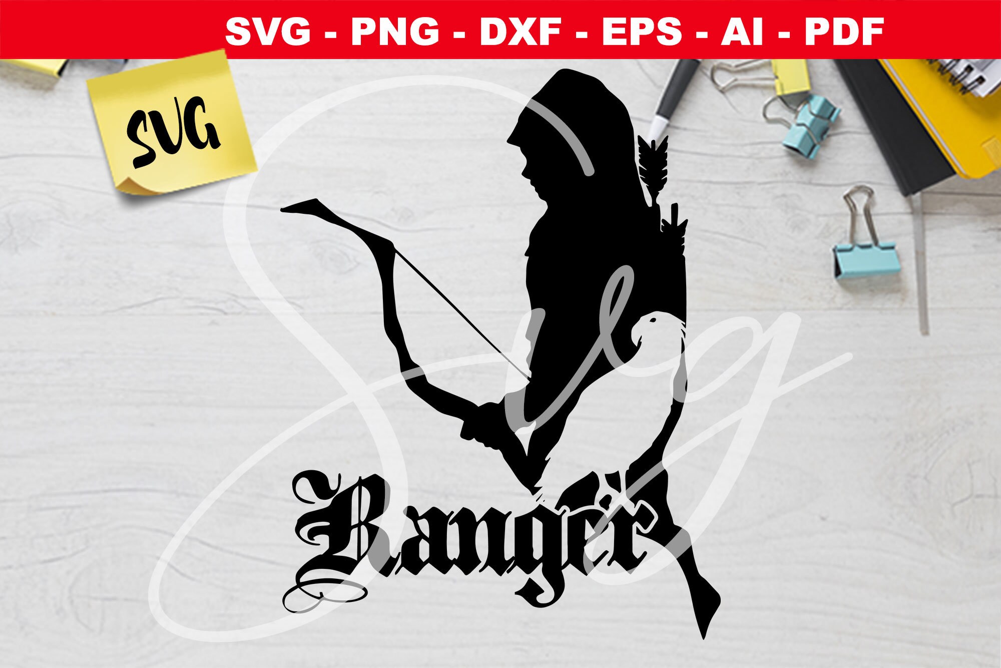 RPG Ranger Silhouette Svg RPG Svg D20 Rpg Games Png Dxf - Etsy