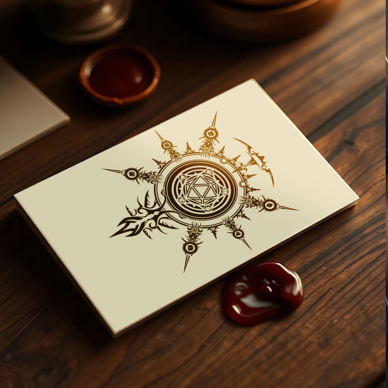 Arcane Magic Circle SVG: RPG Fantasy Symbol (digital File) - Etsy