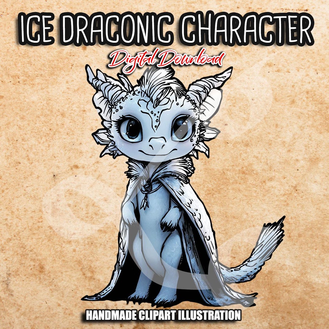 Cute Dragon - Draconic Character PNG, Fantasy Clipart, Rpg Games, TTRPG ...
