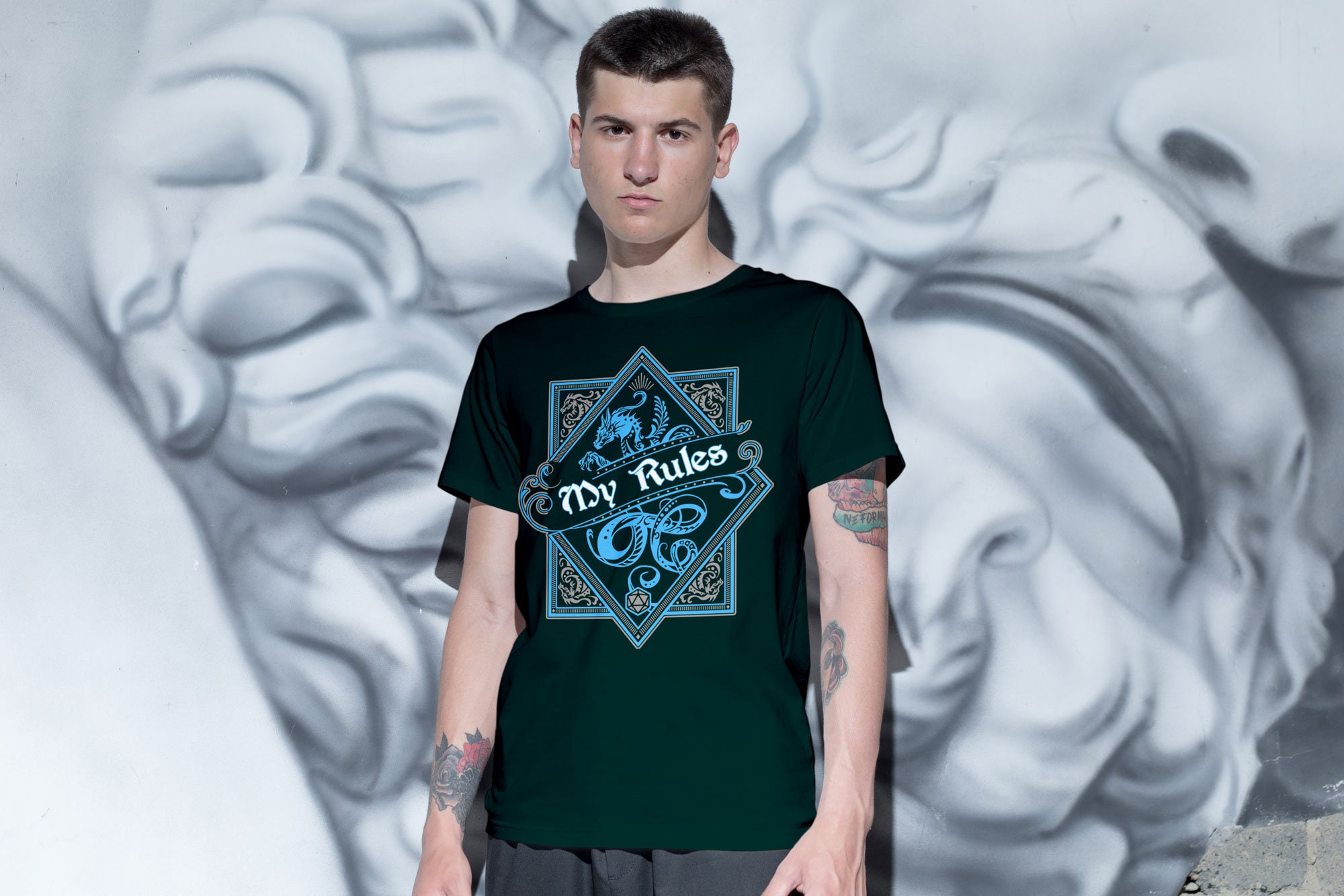 RPG Custom Emblem Dragon Ornament SVG 6 Emblems PNG Files - Etsy