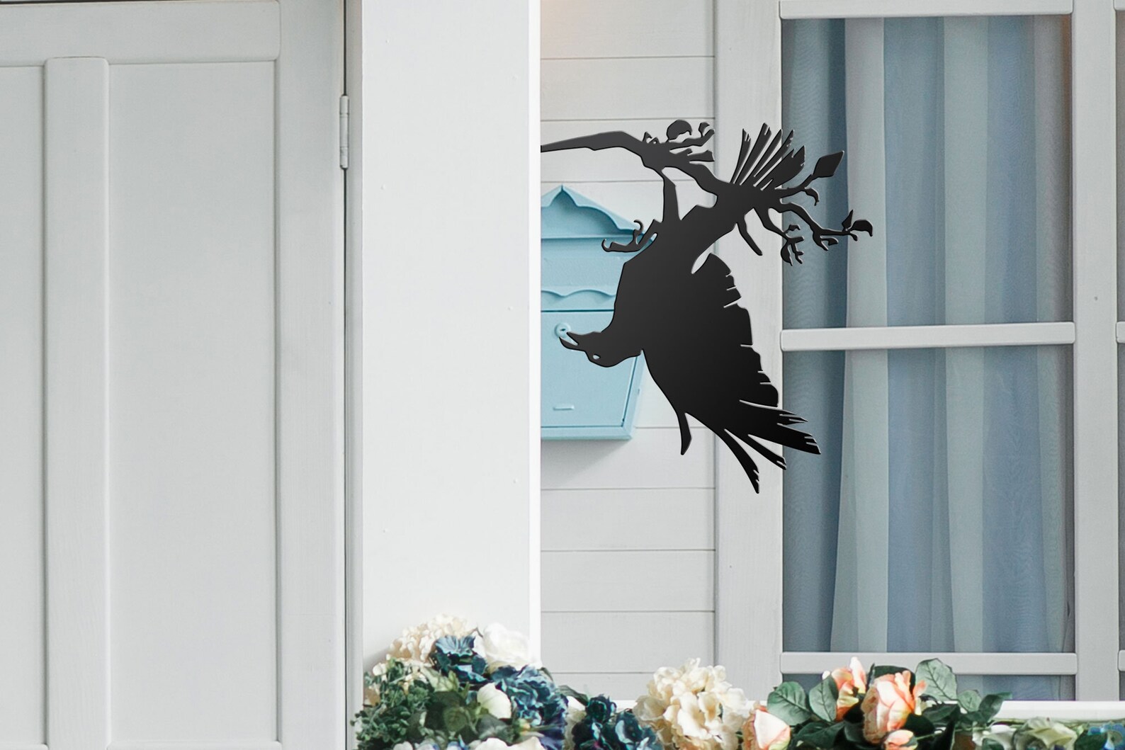 Crow Tree Spike DXF and SVG Raven Dxf Bird on Branche Svg - Etsy