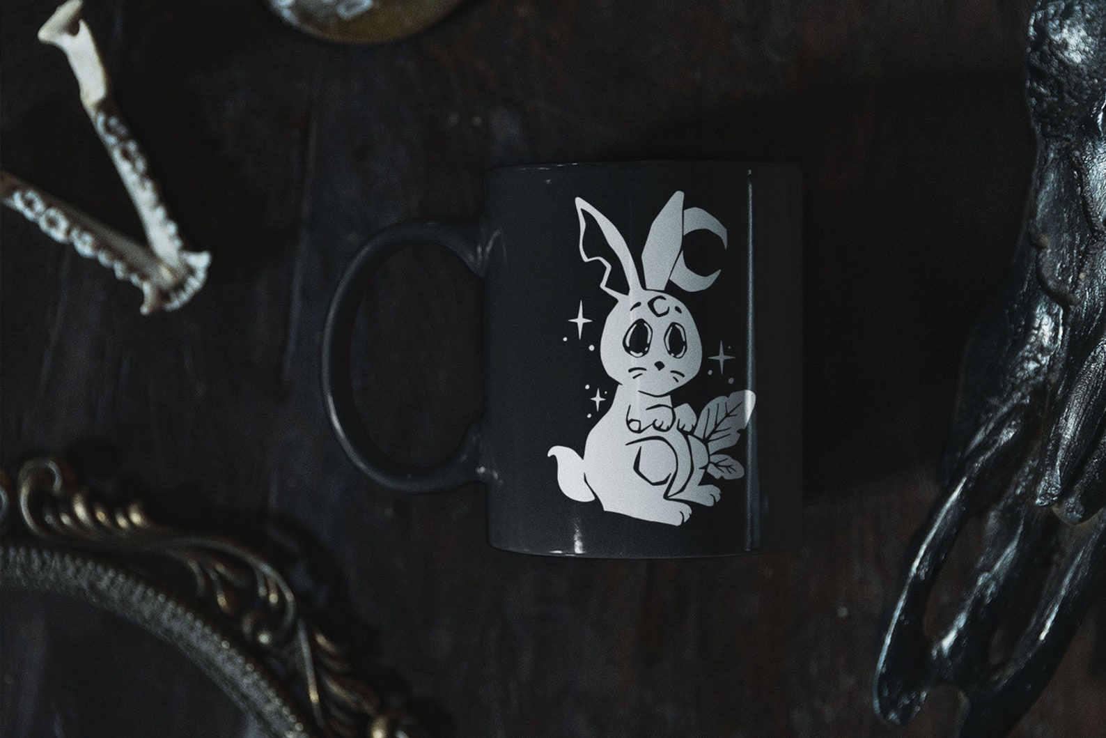 Gothic Rabbit Svg Lunar New Year Svg Gothic Svg Bunny Svg - Etsy