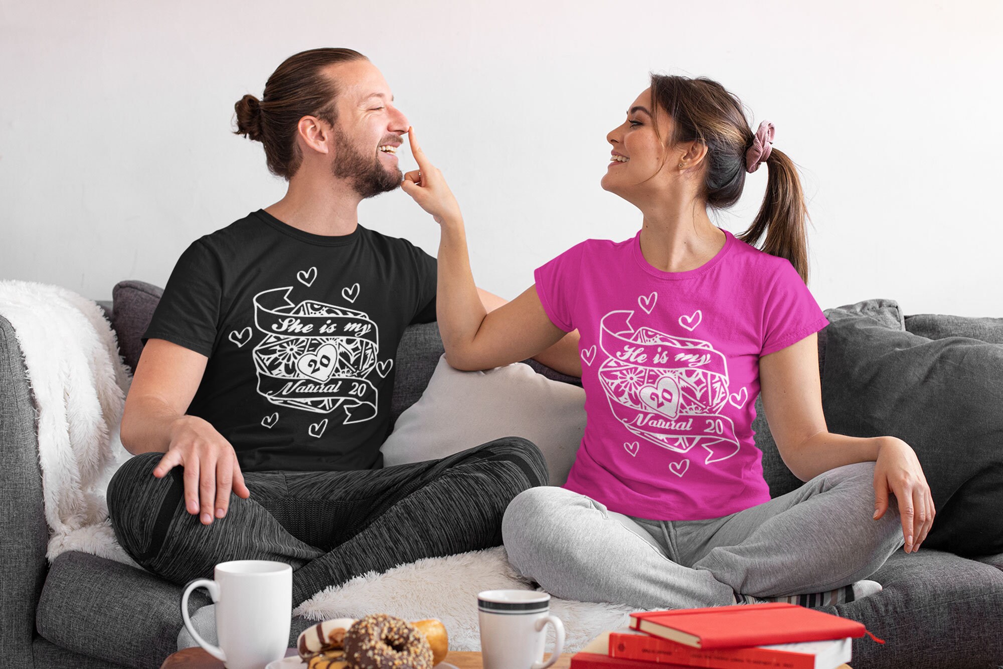 She is My Natural 20 He is My Natural 20 Valentines SVG Rpg - Etsy UK