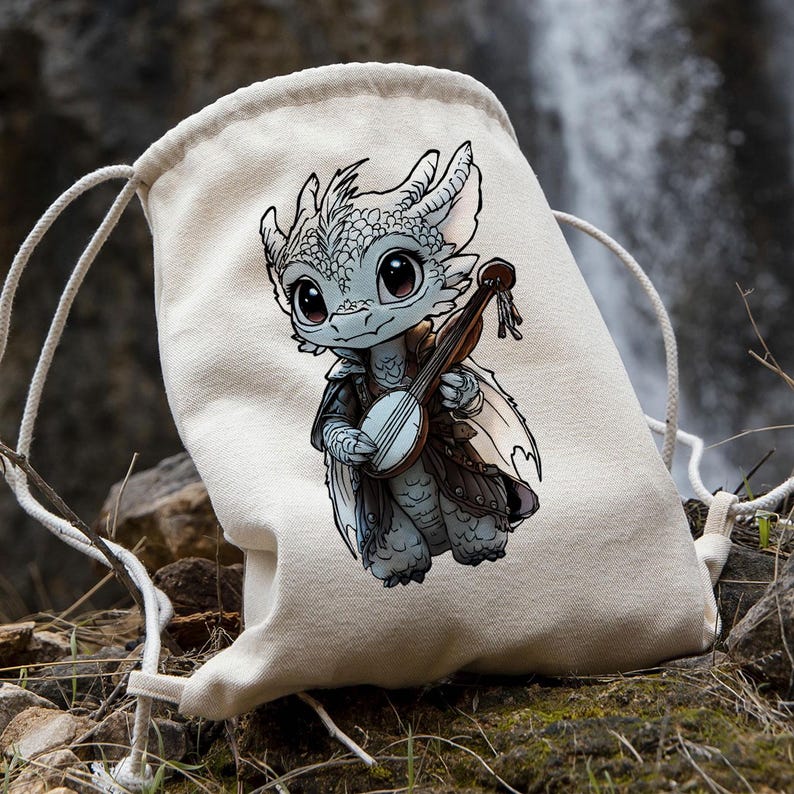 Ice Dragon Bard Clipart: RPG Character PNG (digital Download) - Etsy