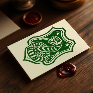 Wizard House Emblems SVG: School Crests, Party Banners (digital Files ...