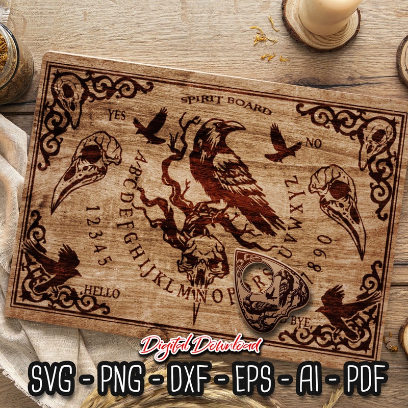 Spirit Board Raven - Etsy