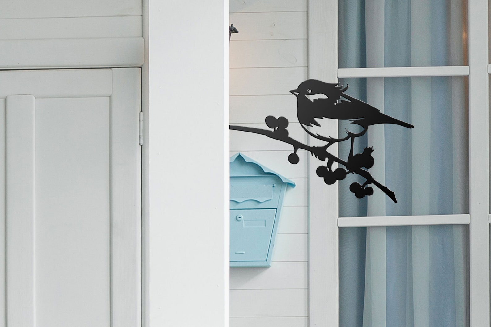 Crested Tit Tree Spike DXF and SVG Bird on Branche Svg Bird | Etsy