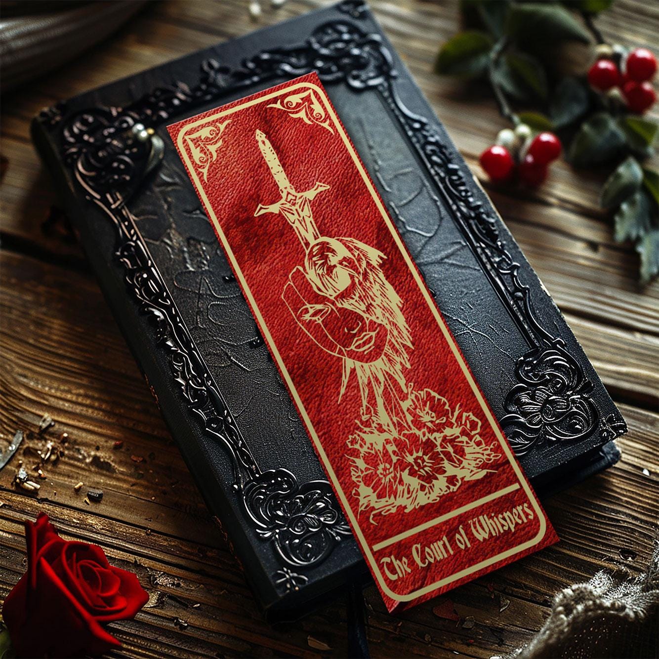 Fae Courts Tarot Cards SVG: Fantasy Sword Bookmark Set (digital Files ...
