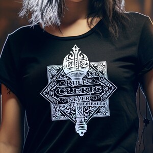 Cleric Rules SVG, RPG Class Emblem, D20, Rpg Games Svg, Pathfinder ...