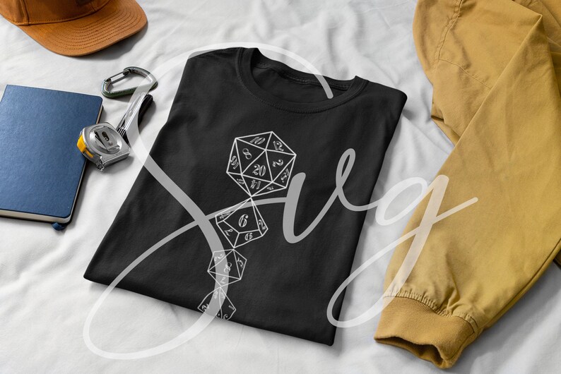 RPG Dice Bundle SVG Polyhedral Dice Clip Art rpg games Role | Etsy