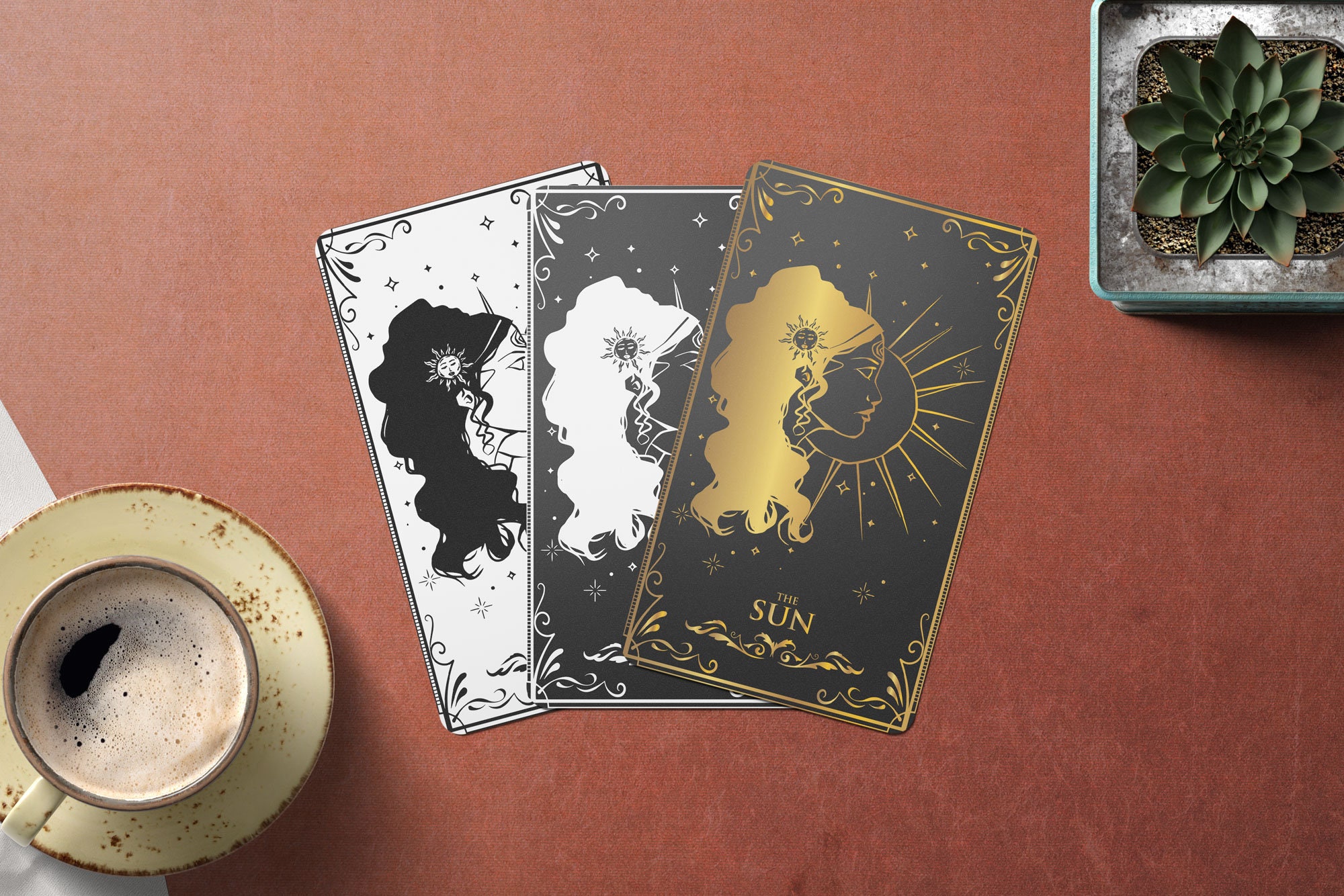 Tarot Svg the SUN SVG Fortune Teller Svg Mystic Svg Major | Etsy