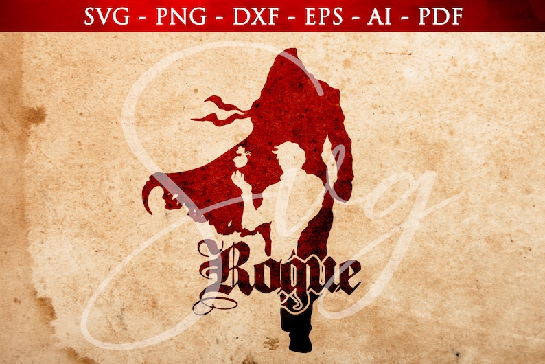 RPG Rogue Silhouettes Svg RPG Class Emblem Svg RPG Svg D20 - Etsy