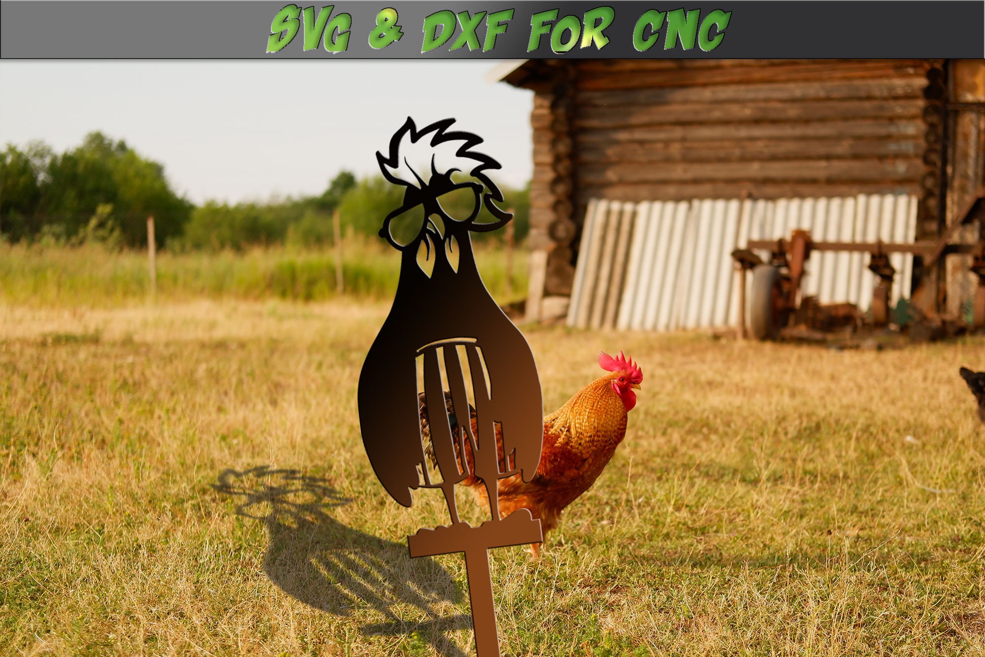 Funny Chickens Stakes SVG Chickens CNC Chicken Yard Garden - Etsy Canada