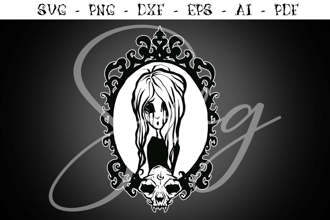 Zombie Girl SVG Gothic Svg Raise the Dead Clipart Horror - Etsy