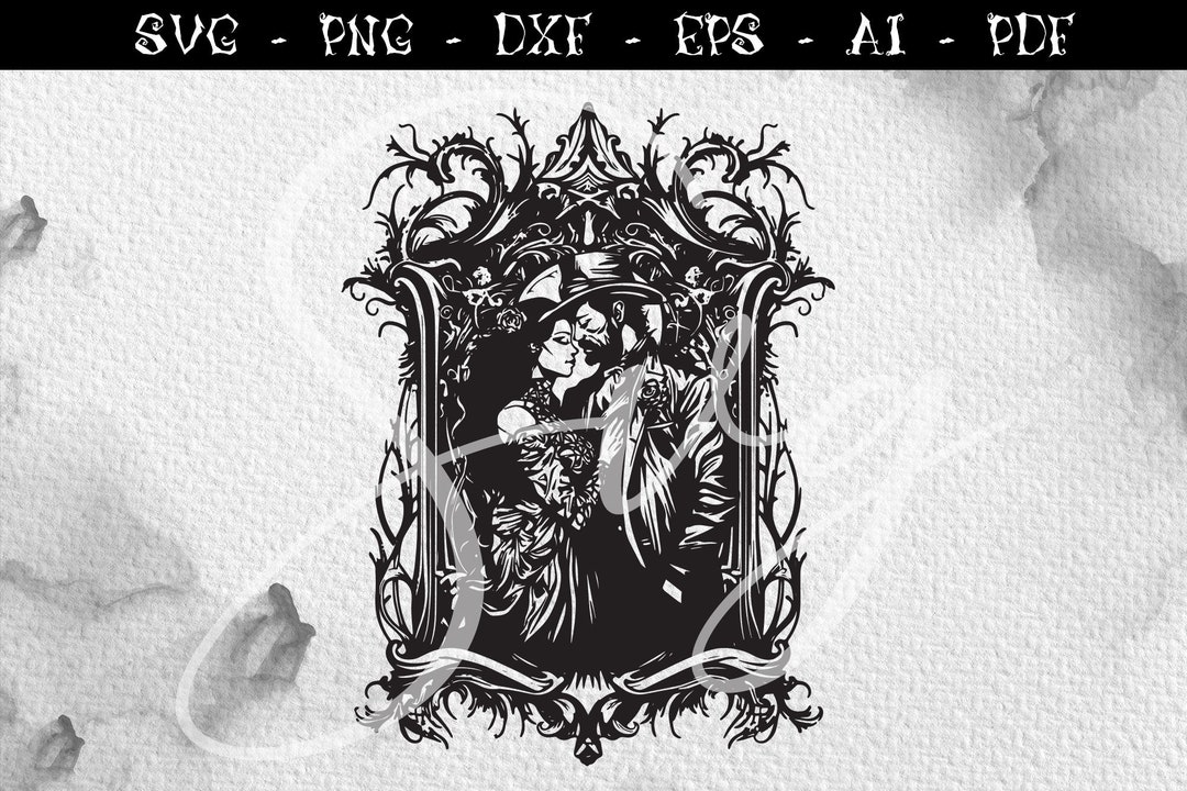 Gothic Lovers SVG, Scary Character, Dark Svg, Mystic Svg, Witch Svg ...