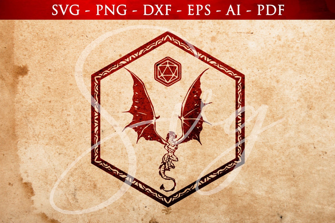 RPG Dice Box Design Svg, Dragon Wings Svg, Rpg Classes, Rpg Game, Dice ...