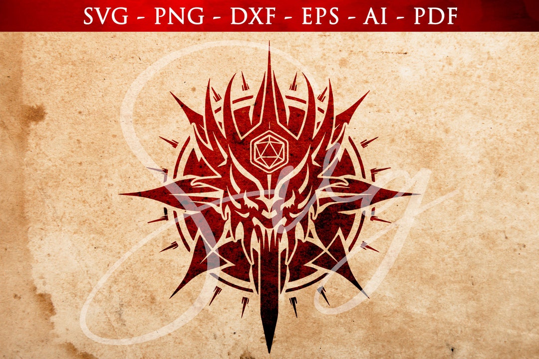 Spell Circle 03 SVG, Magic Circle SVG, Magic Dice Circle, Polyhedral ...