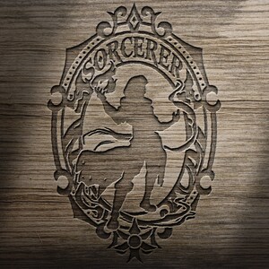 Sorcerer Svg, RPG Svg, D20, Rpg Games, Png, Dxf, Eps, Ai, Pdf Files ...