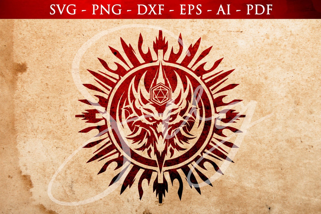 Magic Dice Circle SVG: Polyhedral RPG Games (digital Files) - Etsy