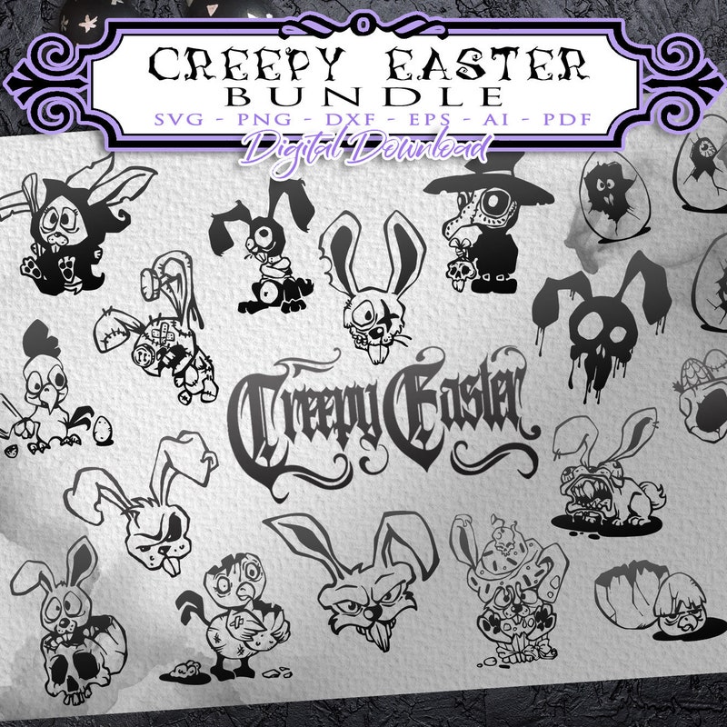 Creepy Bunny - Etsy