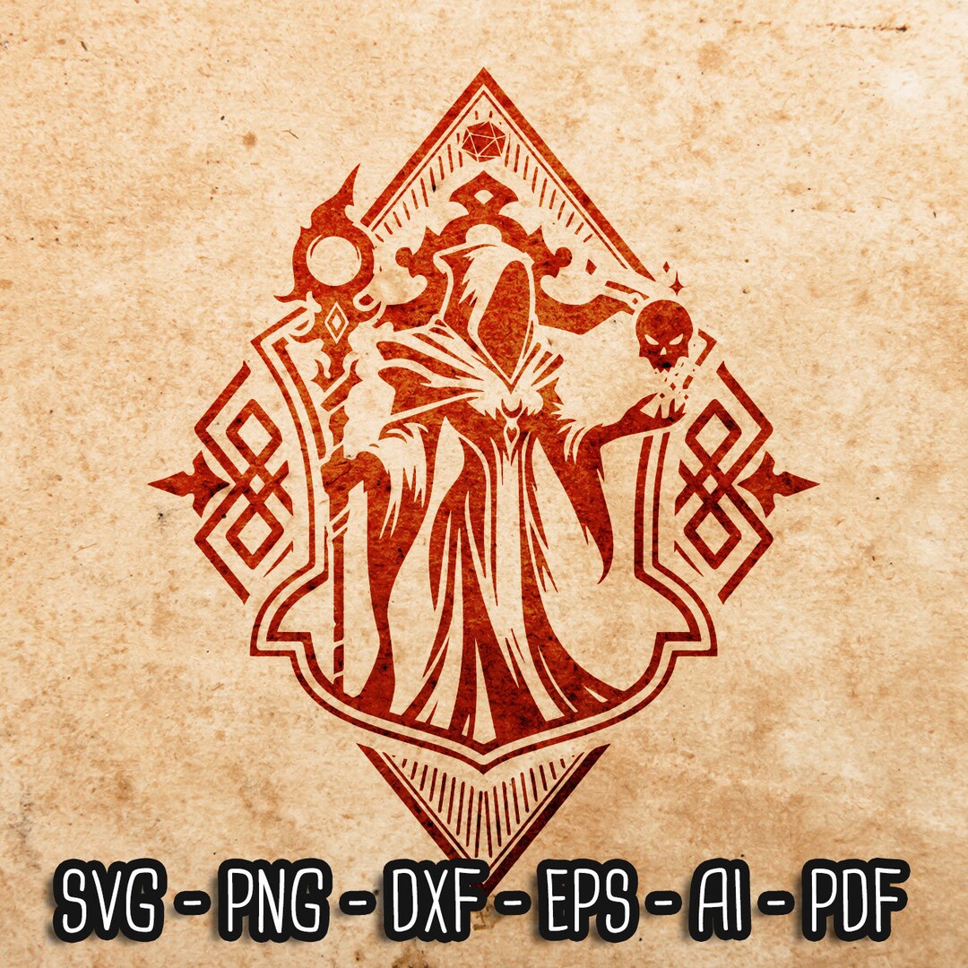 Oracle Svg, Class Emblem Character, Fantasy Tabletop Wargames, D20, Rpg ...