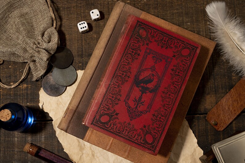Medieval Raven Banner SVG: Fantasy Tapestry, Game Night Decor (digital ...