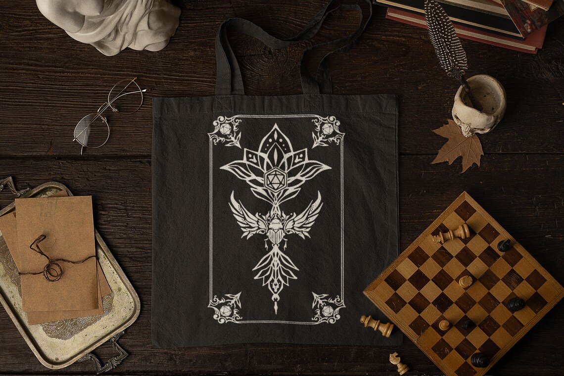 RPG Spell Cards Svg Egyptian Scarab Mystical Design Block - Etsy