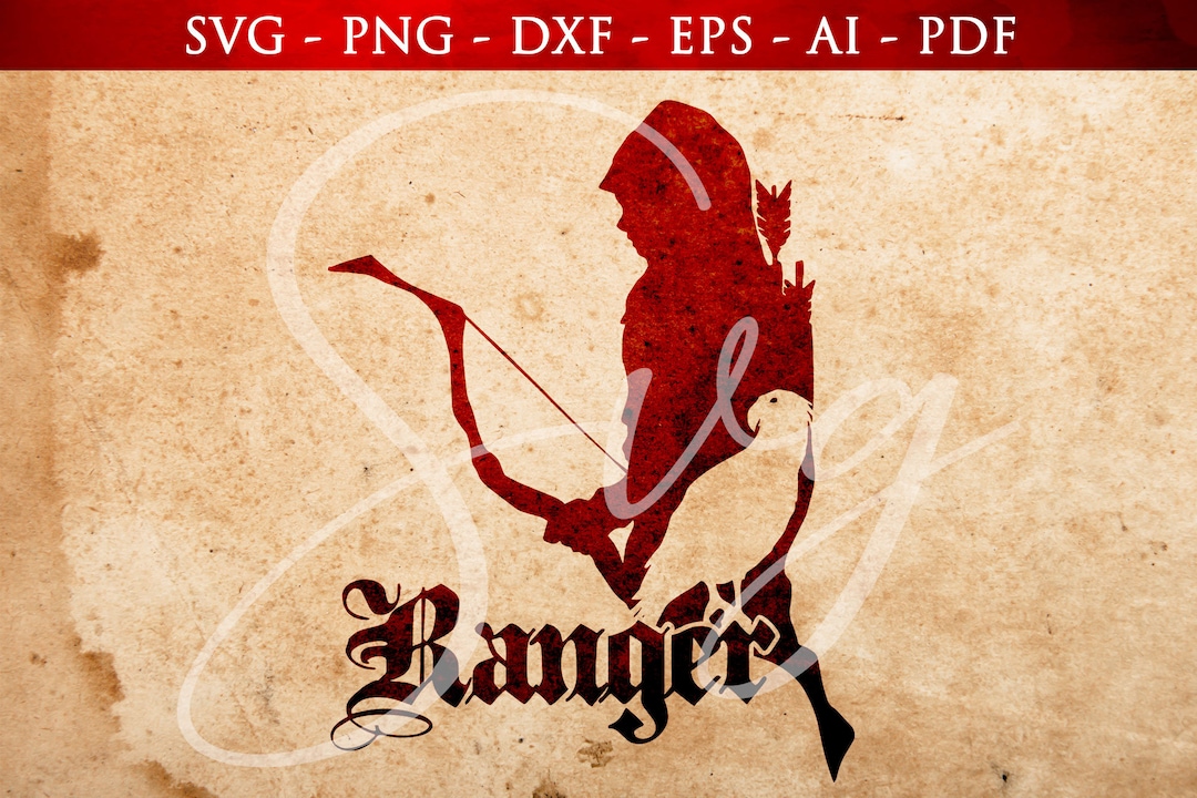 RPG Ranger Silhouette Svg, RPG Svg, D20, Rpg Games, Png, Dxf, Eps, Ai ...
