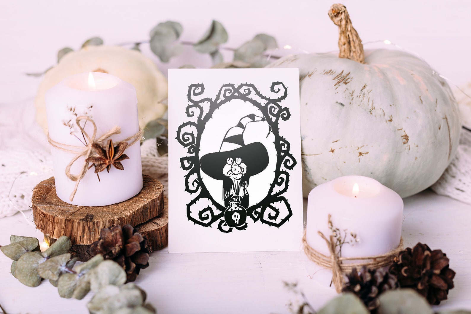 Witch SVG Gothic Svg Halloween Witch Clipart Witch Hat Svg | Etsy