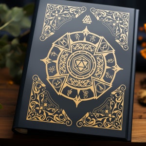 RPG Journal Design SVG, Viking Notebook Design, Gamer Journal, TTRPG ...