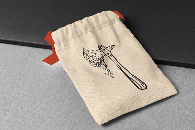 Mimic Axe Svg Dnd Battle Axe Clipart D20 Mimic Clip Art - Etsy