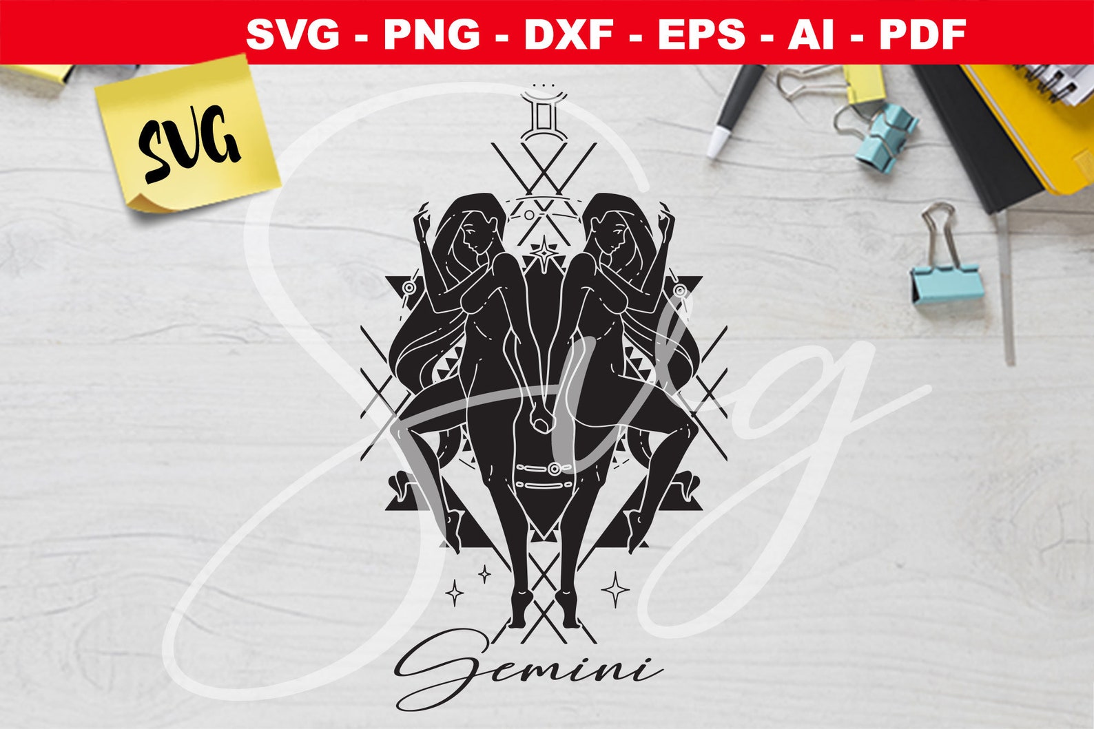 Gemini SVG Zodiac Sign svg Astrology Signs svg Zodiac | Etsy