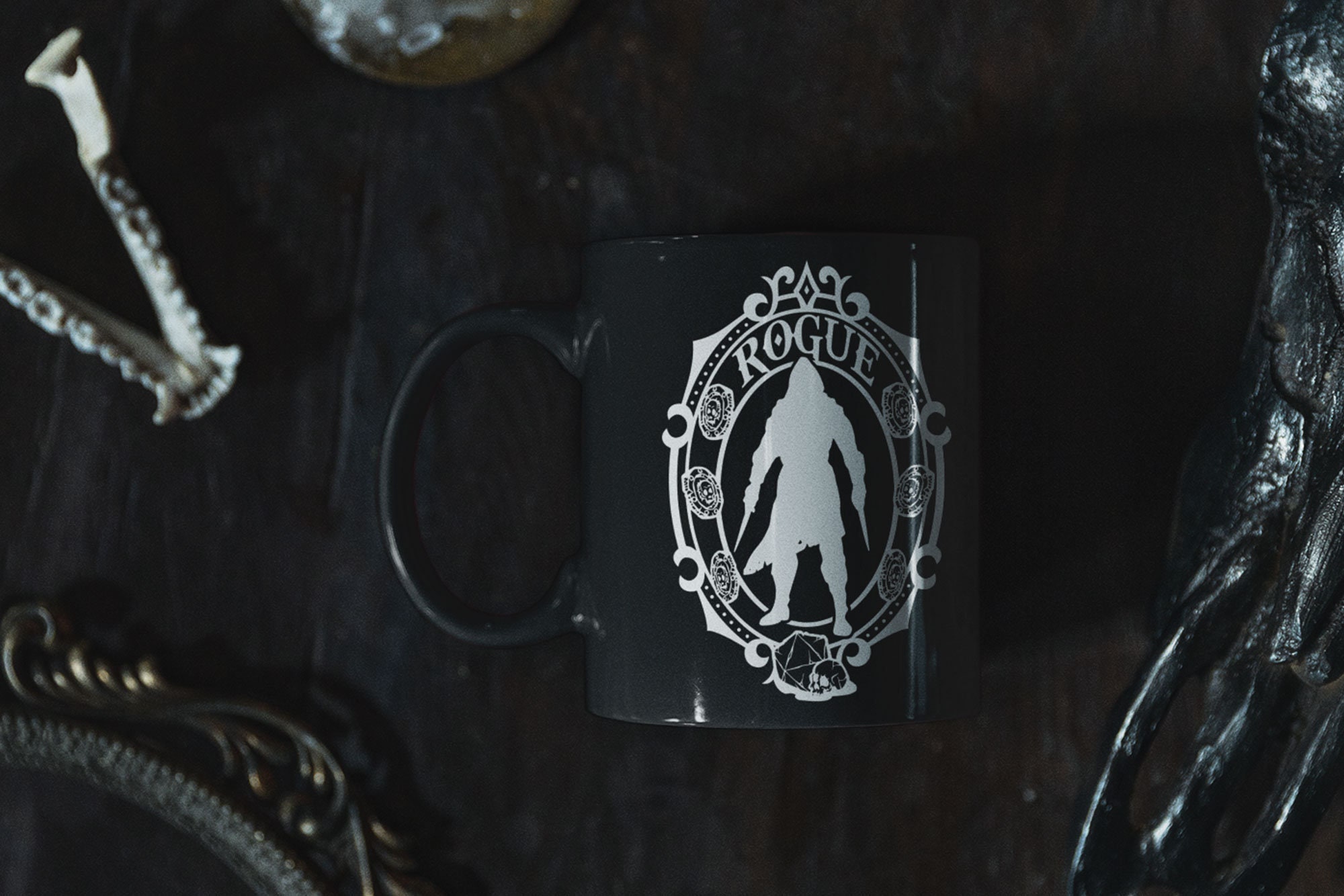 Rogue Svg RPG Class Thief Assasin Scoundrel Silhouette D20 - Etsy