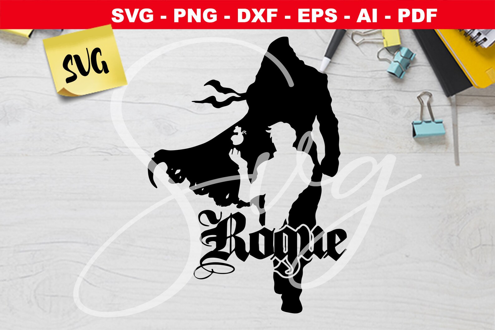 RPG Rogue Silhouettes Svg RPG Class Emblem Svg RPG Svg D20 - Etsy