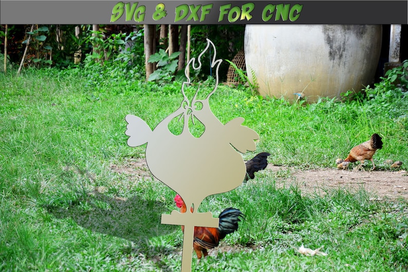 Funny Chickens Stakes SVG Chickens CNC Chicken Yard Garden | Etsy Australia