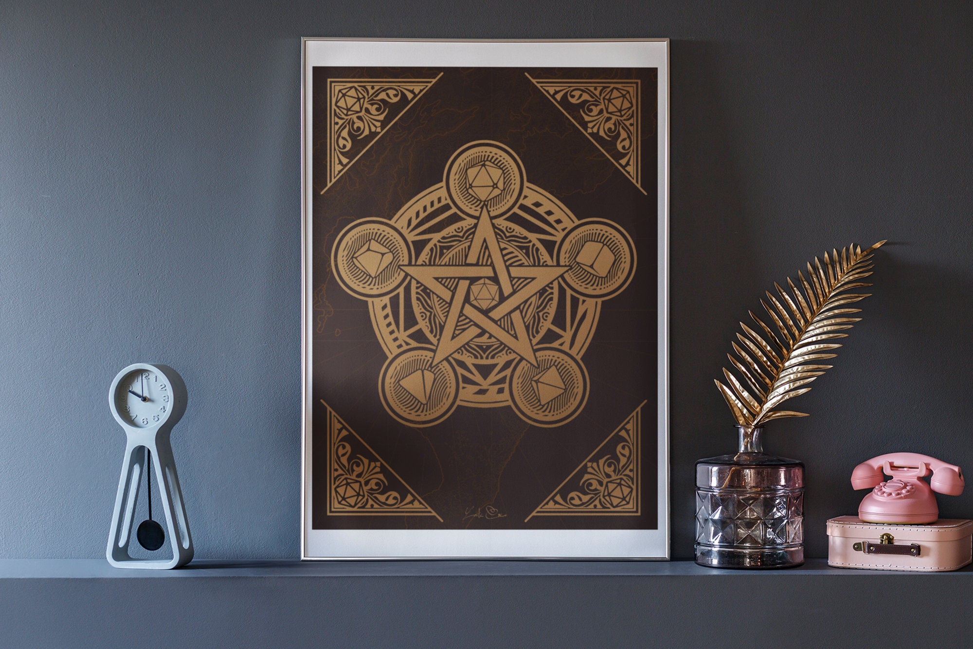 RPG Posters Set: Magic Circle Gamer Art (digital Download) - Etsy