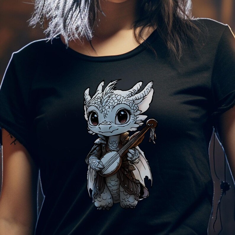 Ice Dragon Bard Clipart: RPG Character PNG (digital Download) - Etsy