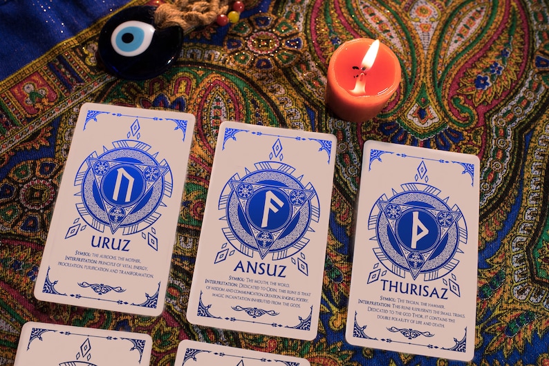 Runes Oracle Cards SVG Elder Futhark Runes Runes Svg Celtic - Etsy
