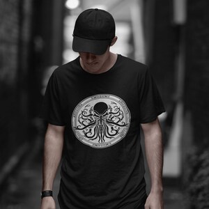 Kraken Circle Emblem SVG, Token Octopus, Tentacles, Mythology, Sea ...