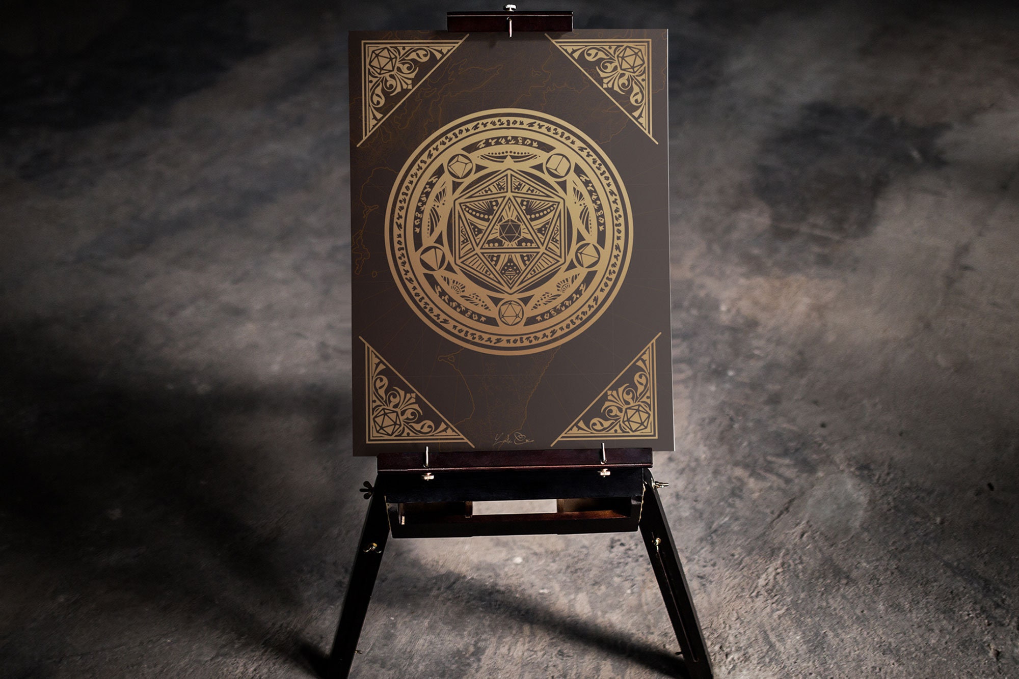RPG Posters Set: Magic Circle Gamer Art (digital Download) - Etsy