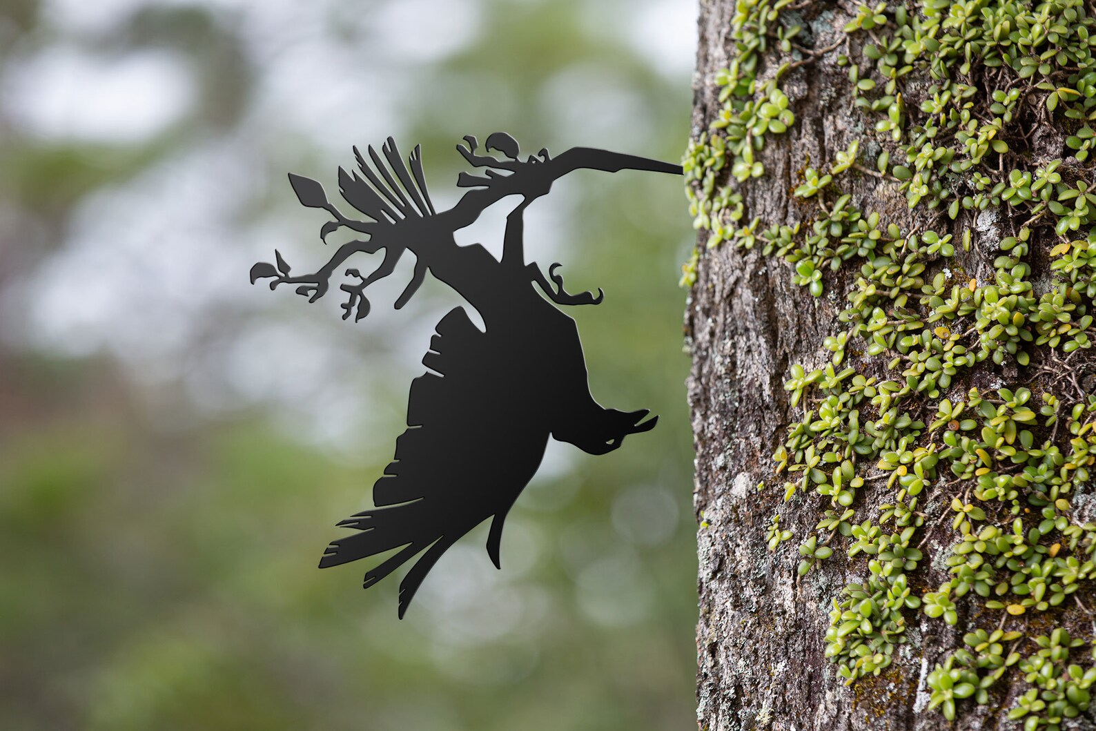 Crow Tree Spike DXF and SVG Raven Dxf Bird on Branche Svg - Etsy