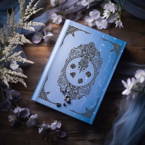 RPG Journal Design SVG, Dragon Dice Notebook Design, Gamer Journal ...