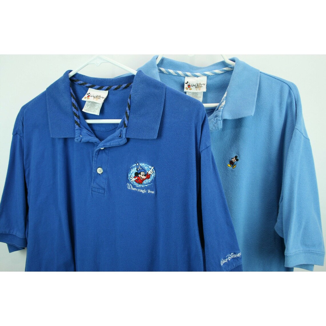 Walt Disney World mens Sz S Blue Polo 2 shirts Disney Theme - Etsy.de