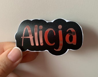 Bubble Letter Sticker - Etsy