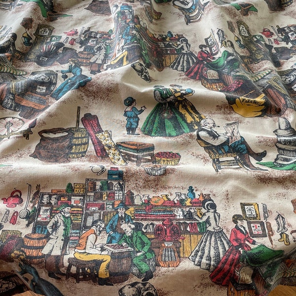 Old Country Store Fabric Etsy