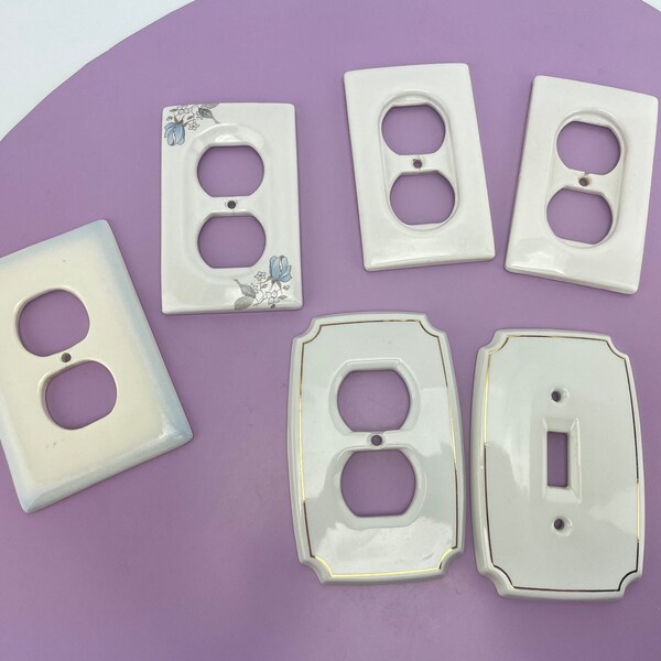 Light Switch Cover Porcelain - Etsy