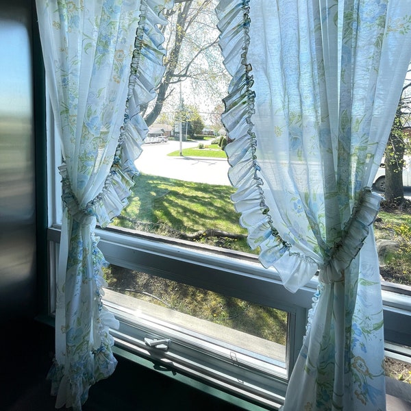 Ruffled Curtains - Etsy