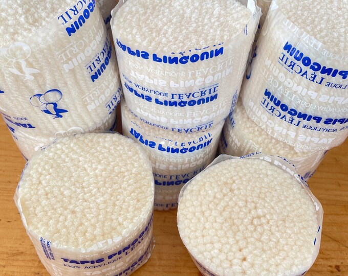 Ivory Color Rug Yarn, Vintage Pingouin, 100% Acrylic Cut Yarn, Hook ...